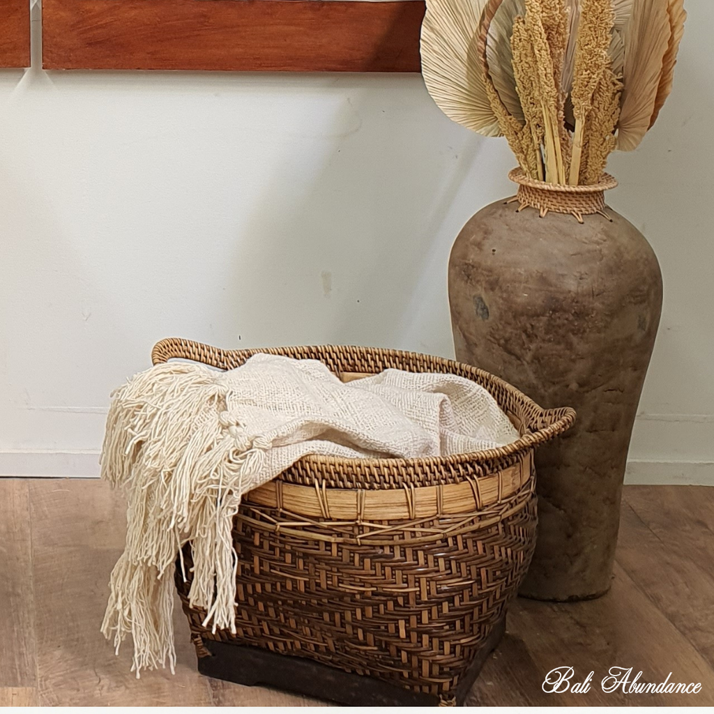 Baskets | Woven Handmade Balinese Baskets Storage – Bali Abundance