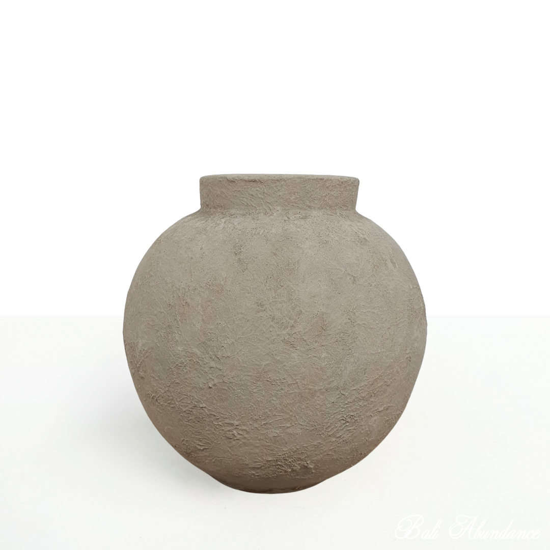 Grey CRC Pot – Bali Abundance