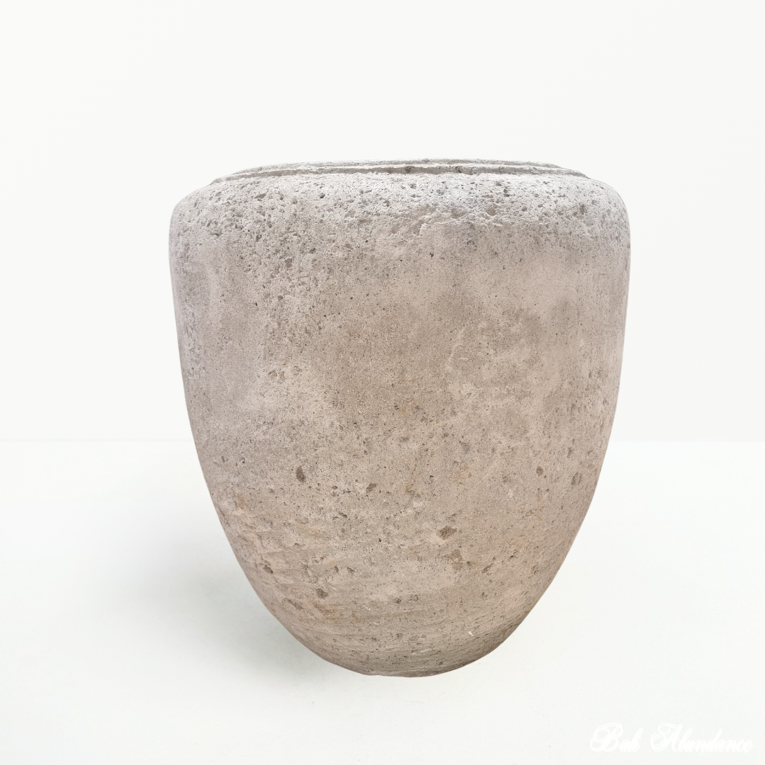 Light Grey CRC Pot - Large – Bali Abundance