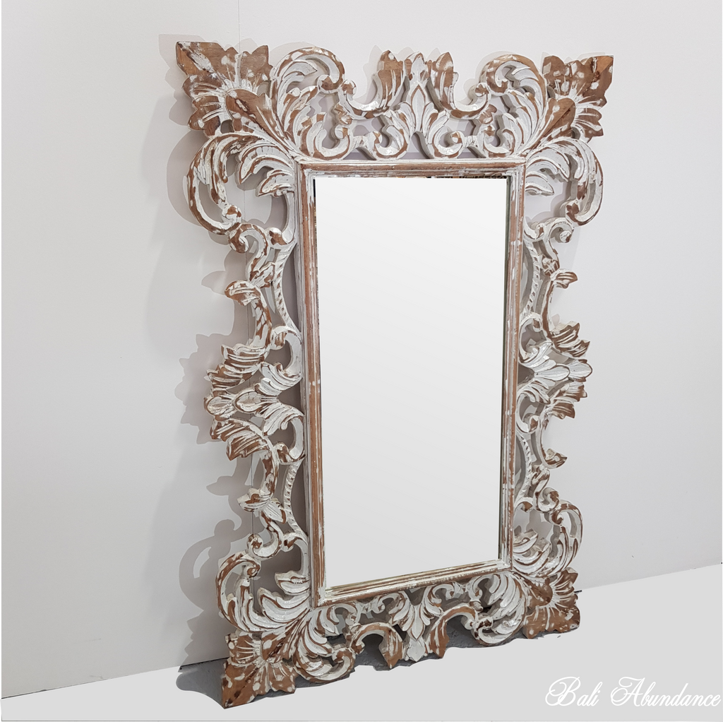 Mirrors | French provincial handcarved Balinese wall mirrors – Bali ...