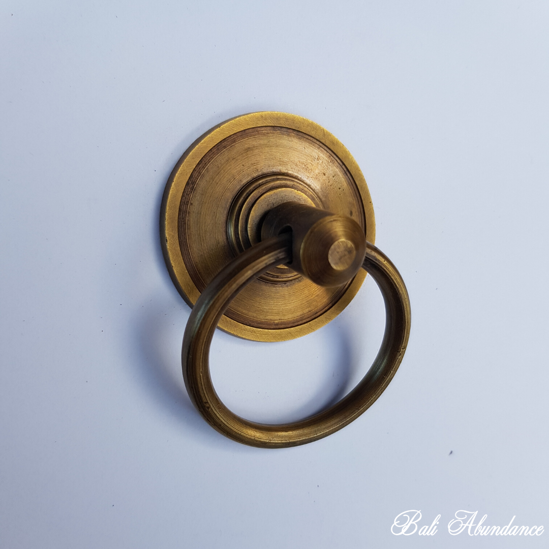 Balinese Brass Pull Handle Gold 4.5cm LAST ONE! – Bali Abundance
