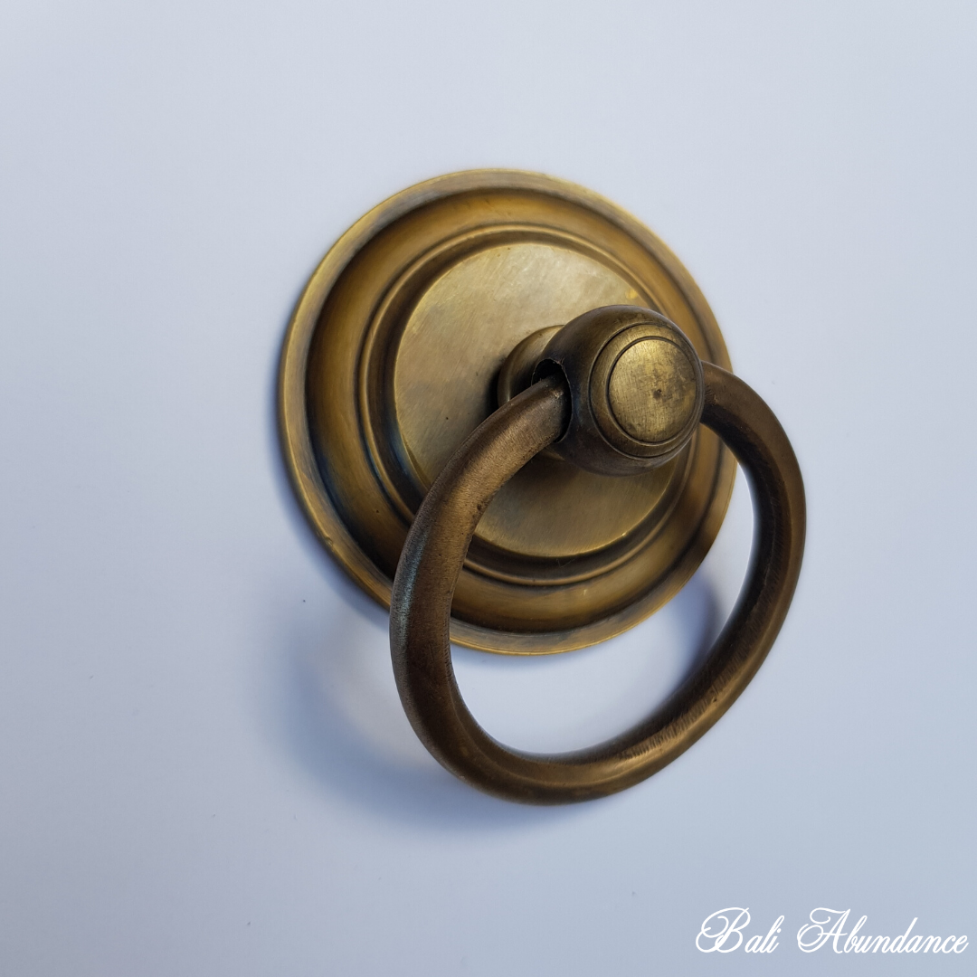 Balinese Brass Pull Handle Gold 5.7cm LAST ONE! – Bali Abundance