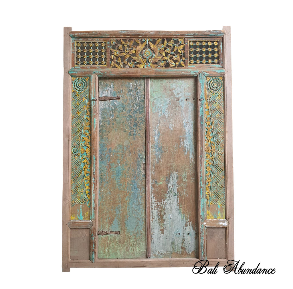 Bali Doors Antique Unique Balinese Doors & Windows Shutter Recycled ...